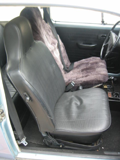 The original high back seats.