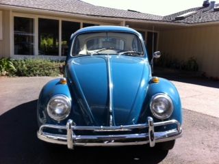 1966 Sea Blue VW Beetle For Sale @ Oldbug.com